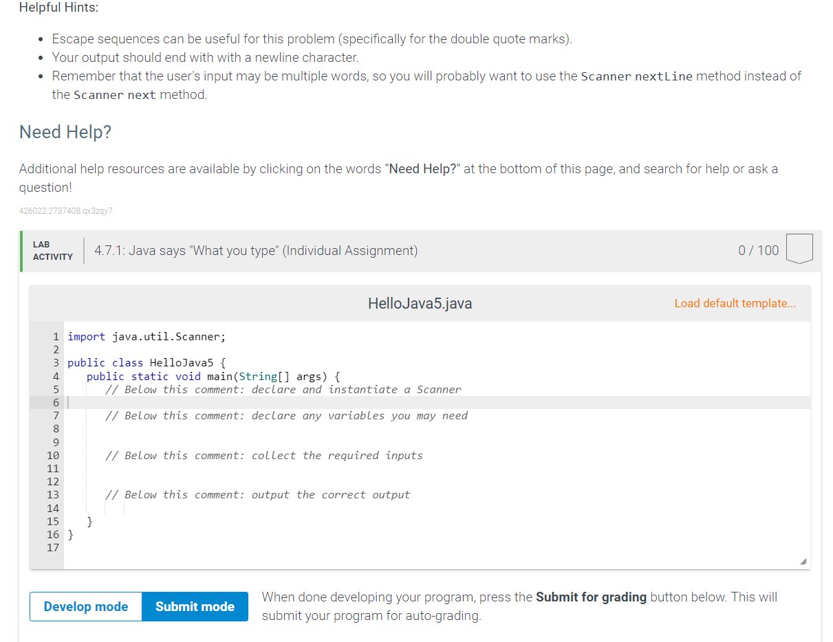 Solved 4.7 Java says Solved 4.7 Java says