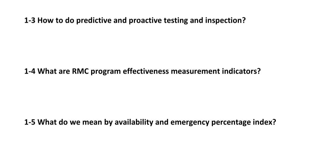 Solved 1-3 How to do predictive and proactive testing and | Chegg.com