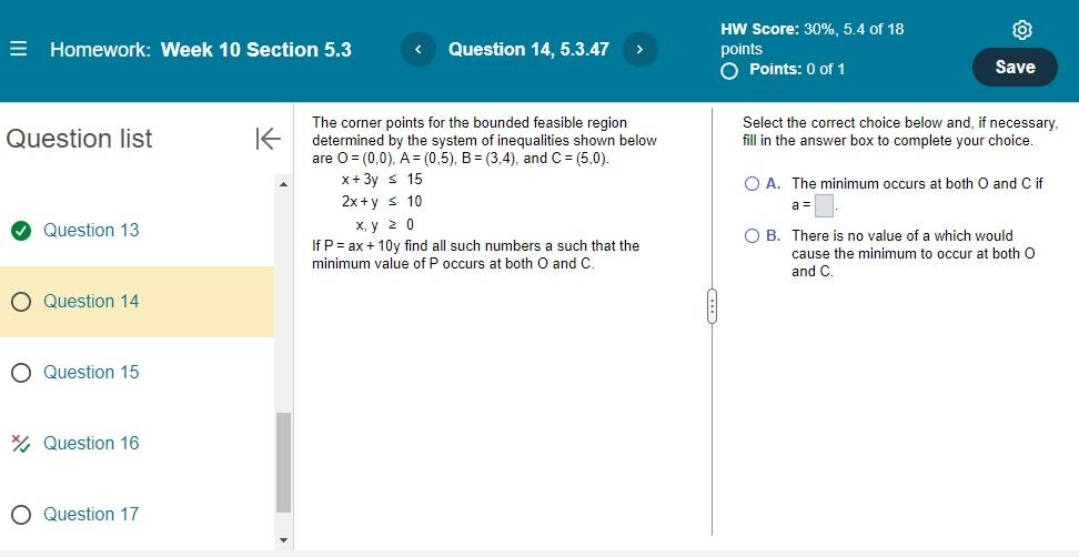 Solved Hw Score 30 5 4 Of 18 三 Homework Week 10 Section