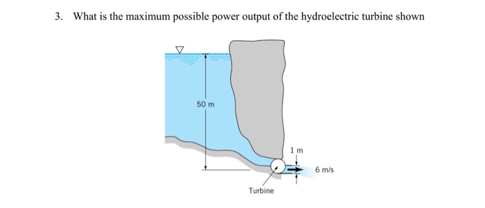 Solved What is the maximum possible power output of the | Chegg.com