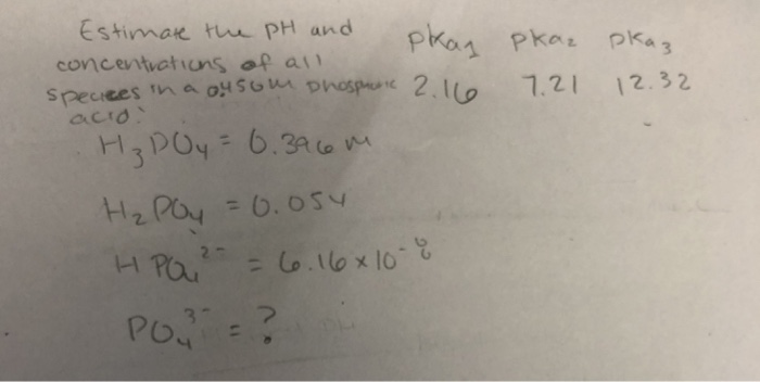 Solved Can you explain how u get po4 cause I got zero... and | Chegg.com