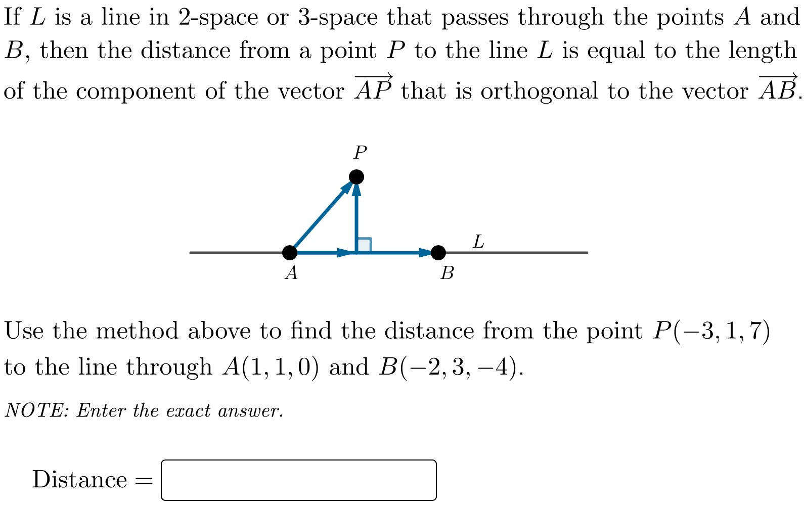 Solved Find the area of the triangle with vertices P(1,5, | Chegg.com