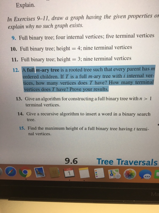 Solved Explain. In Exercises 9-11, draw a graph having the | Chegg.com