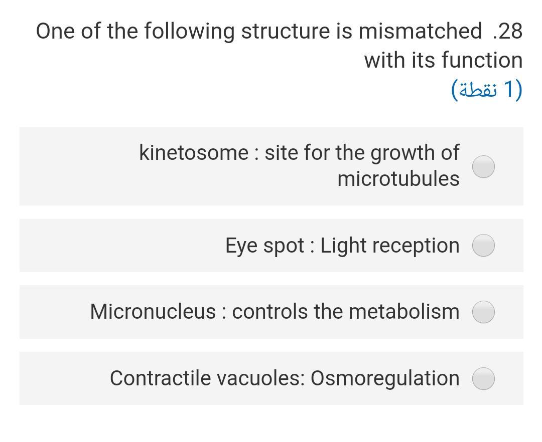 Solved One of the following structure is mismatched .28 with | Chegg.com