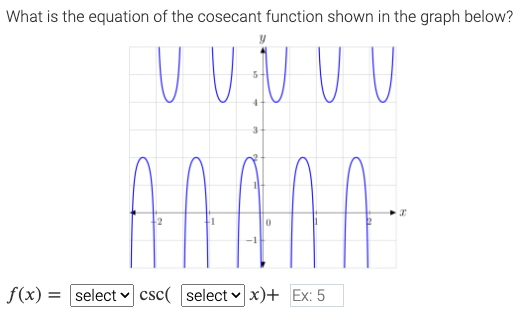 Solved First selection box has answers: 0.5, 1, or 2Second | Chegg.com