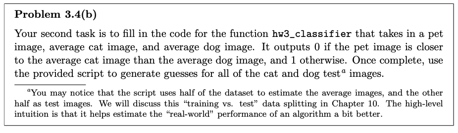 Solved Your second task is to fill in the code for the | Chegg.com