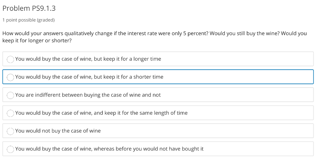 Problem PS9.1.3 1 point possible (graded) How would | Chegg.com