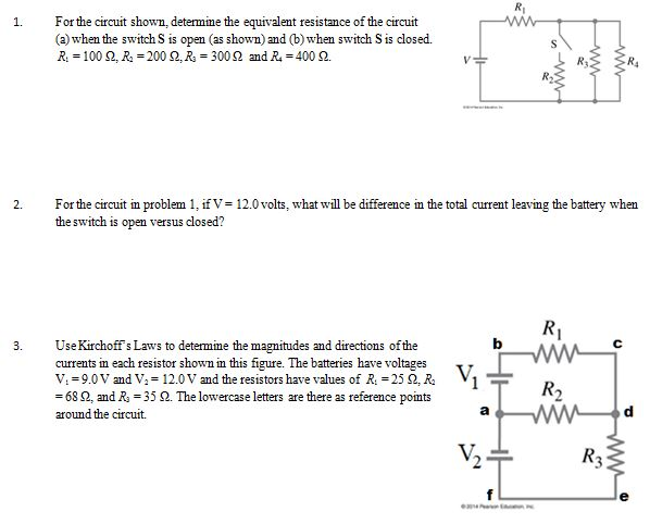 Solved For the circuit shown, determine the equivalent | Chegg.com