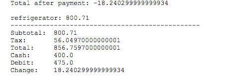 Solved Requirements The cash register program will have | Chegg.com