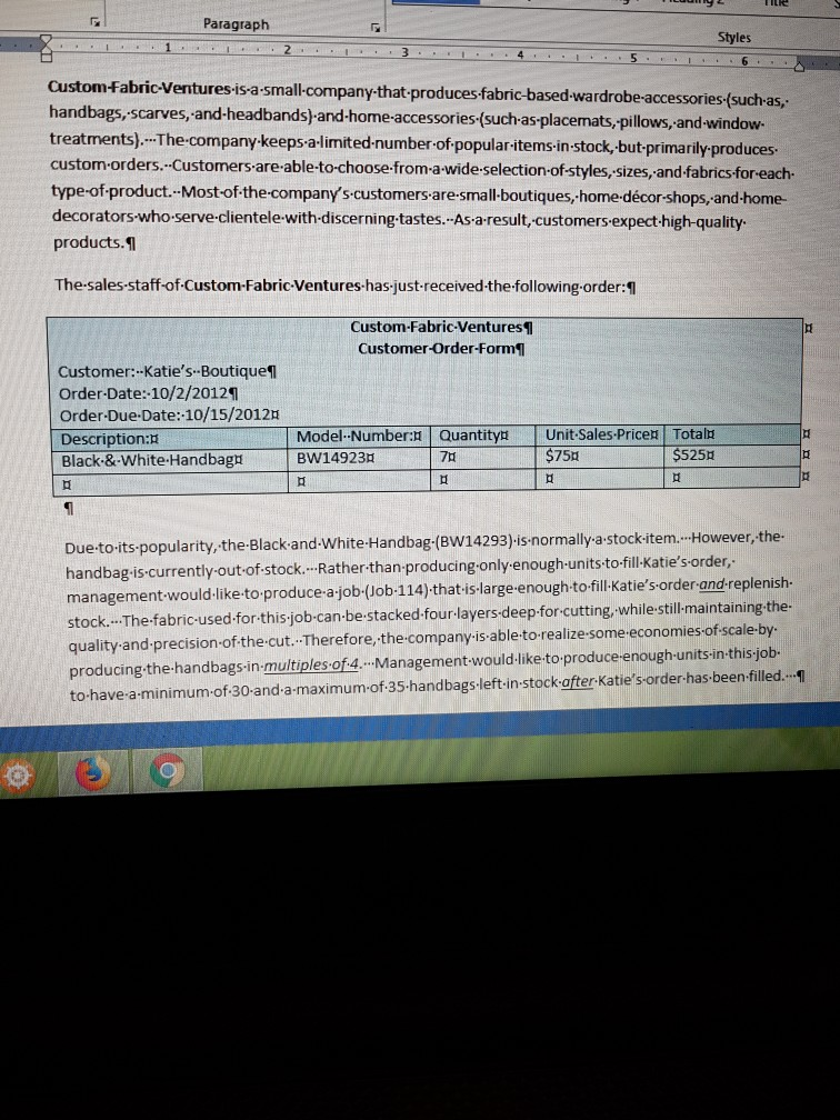 Solved Paragraph Styles | Chegg.com