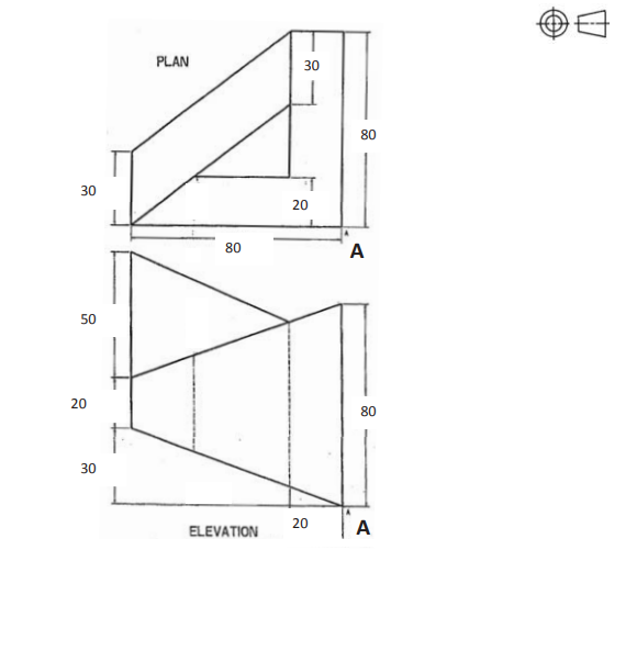 Solved Draw full size the isometric drawings of the given | Chegg.com