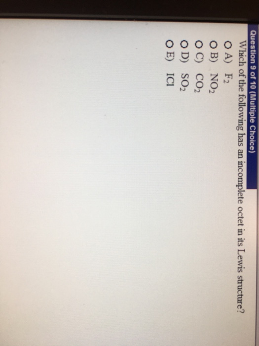 Solved Question 9 of 10 (Multiple Choice) Which of the | Chegg.com