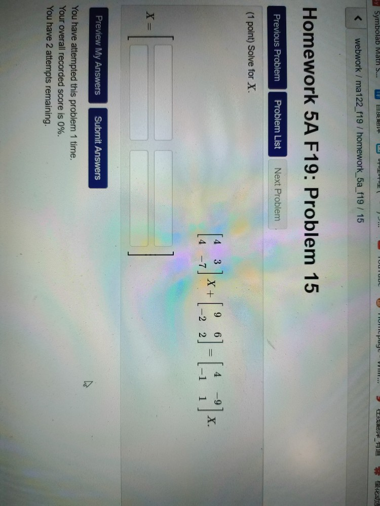 Solved Symbolab Math S... E T .. 9 . LEHE_ A R13120 webwork | Chegg.com