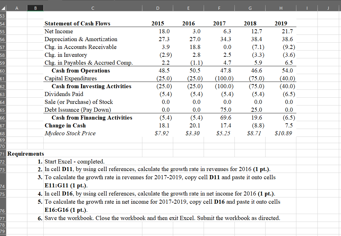 Solved Complete the steps below using cell references to | Chegg.com