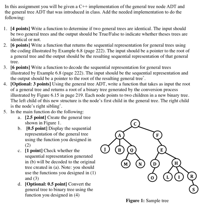 Solved In this assignment you will be given a C++ | Chegg.com