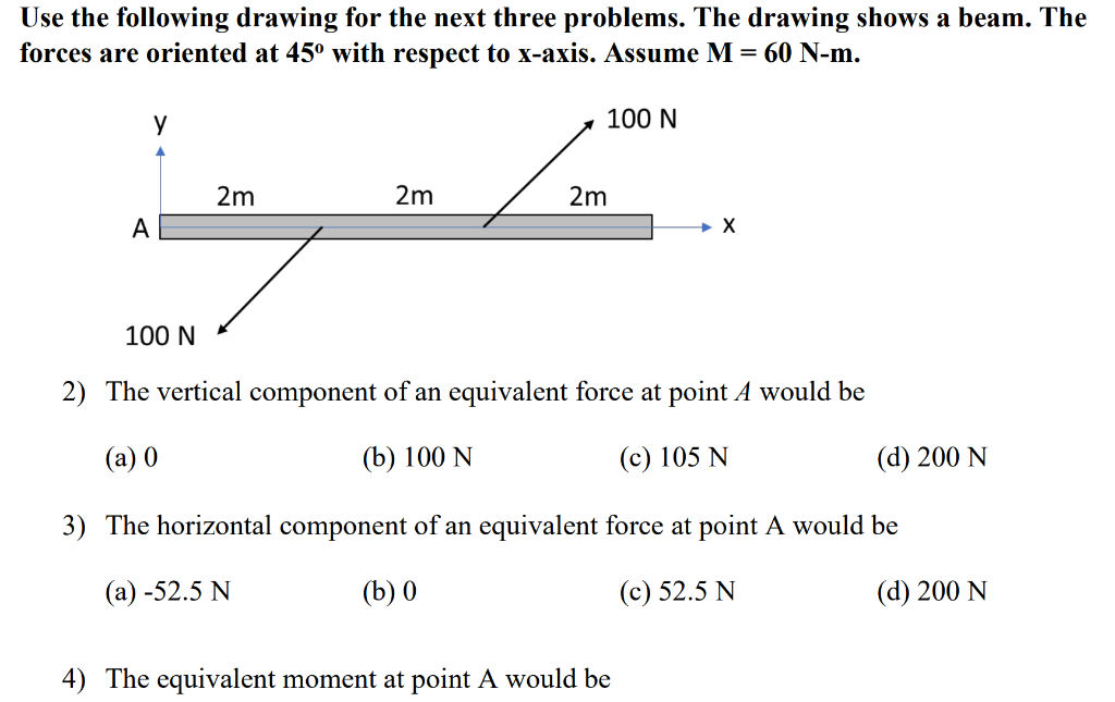 Solved Use the following drawing for the next three | Chegg.com