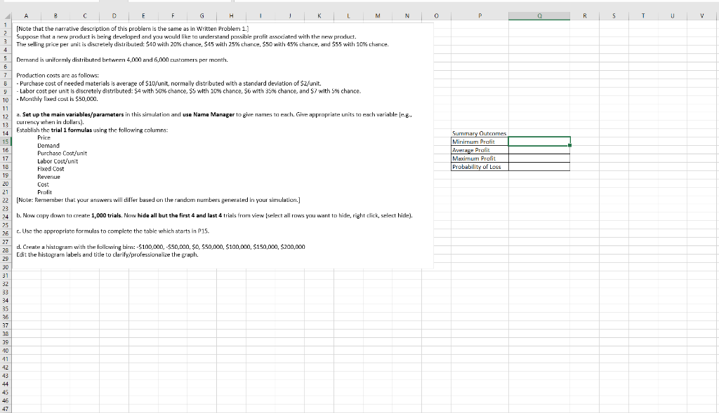 This Is An Excel Problem For Business Analytics Note Chegg this-is-an-excel-problem-for-business-analytics-note-chegg