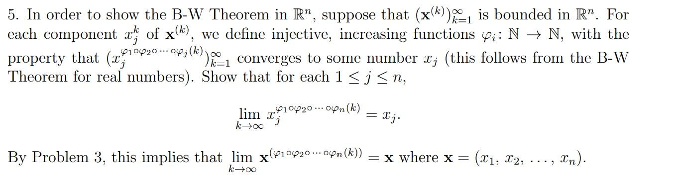 Solved If (x(k))k=1∞ is a sequence in any normed linear | Chegg.com