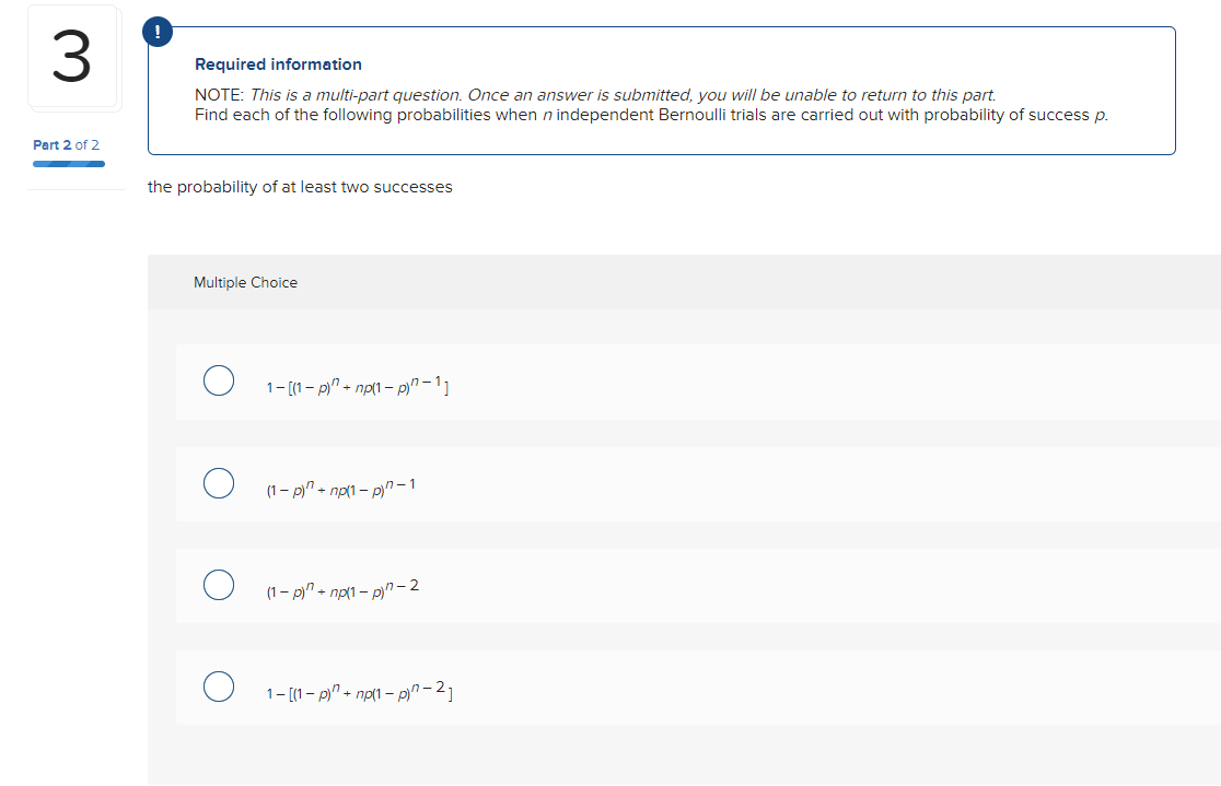 Solved Required information NOTE: This is a multi-part | Chegg.com