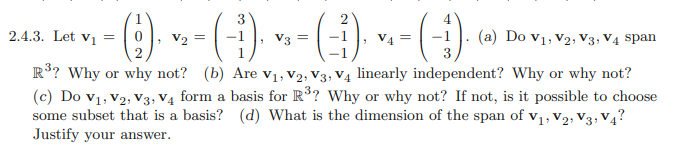 Solved How do you solve this problem? - Linear Algebra ( | Chegg.com