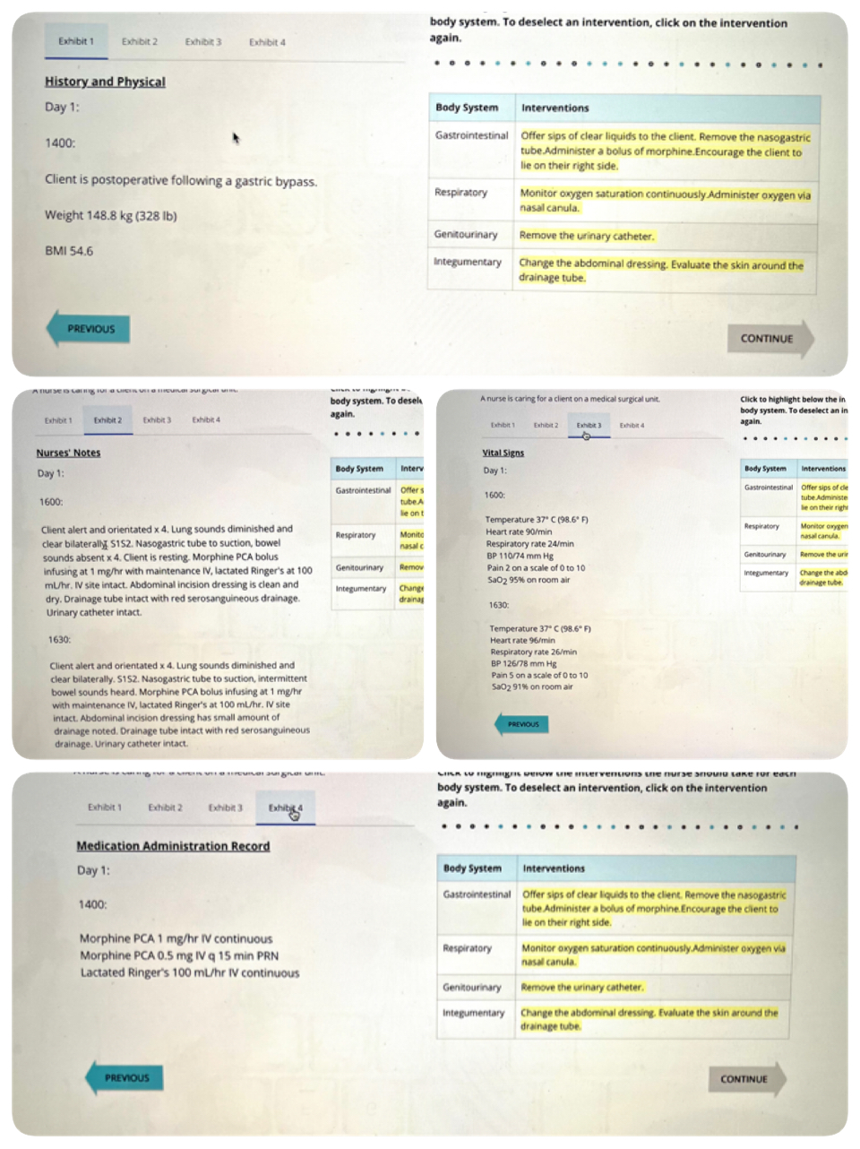 Solved body system. To deselect an intervention, click on | Chegg.com