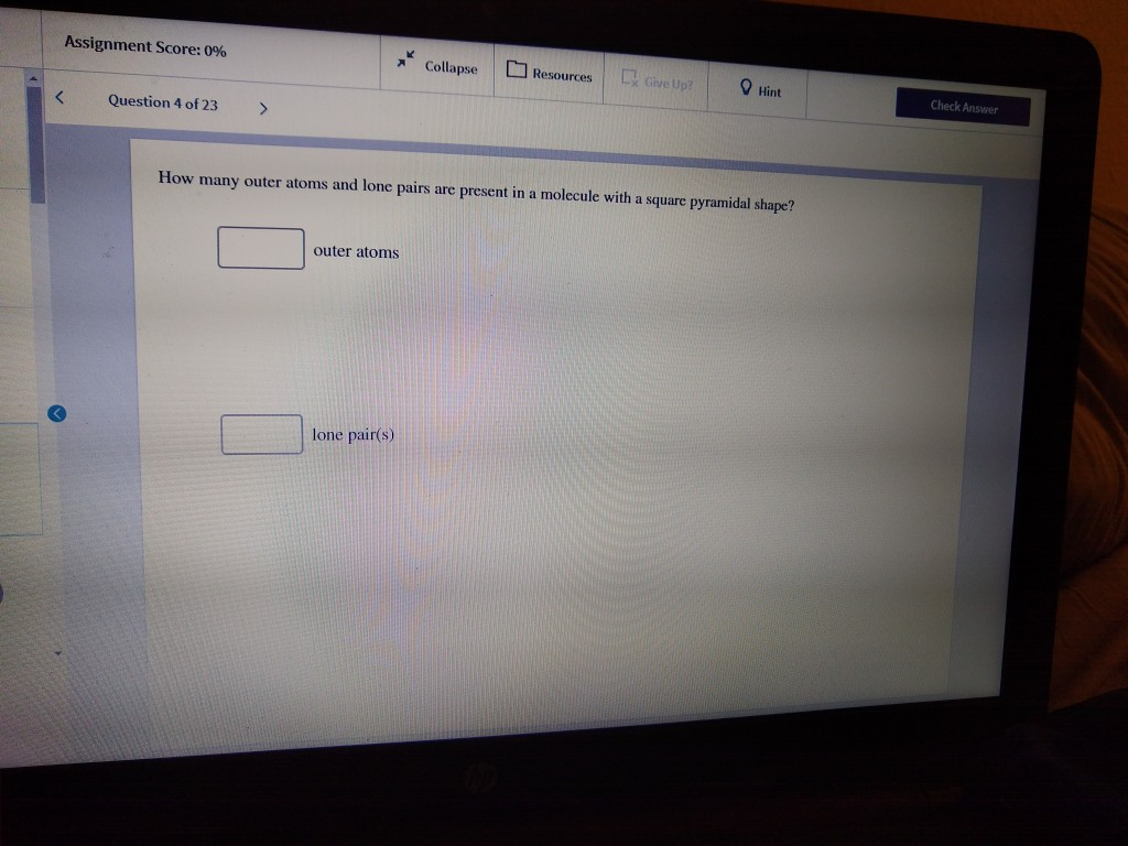Solved Assignment Score: 0% A Collapse | Resources Hint | Chegg.com