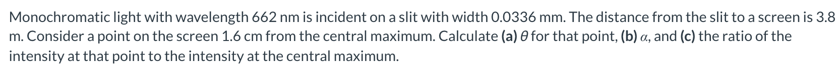 Solved Monochromatic light with wavelength 662 nm is | Chegg.com