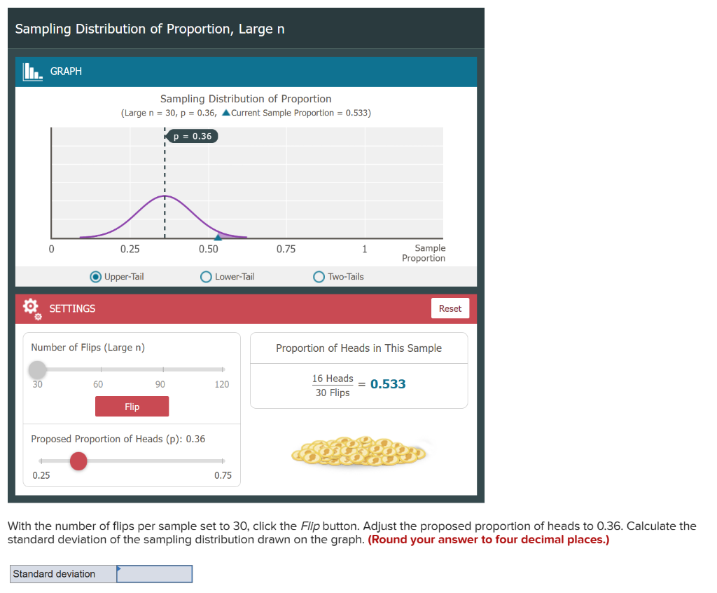 Solved Sampling Distribution of Proportion (Large | Chegg.com