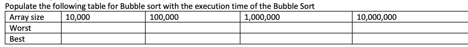 Solved Trace Bubble sort on an array, that consists of | Chegg.com