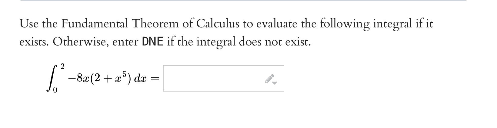 Solved Use the Fundamental Theorem of Calculus to evaluate | Chegg.com