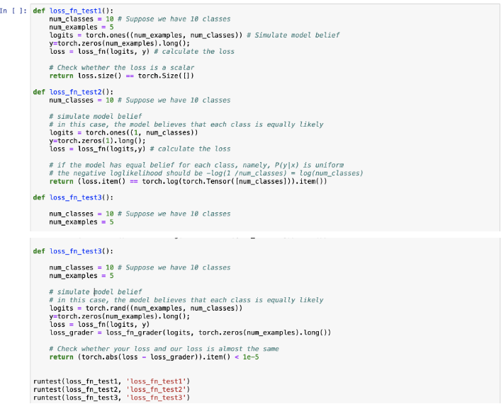 Solved In [ ]: \#TODO: Define the optimizer optimizer = None | Chegg.com