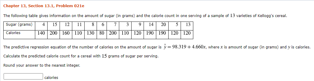 Solved Chapter 13, Section 13.1, Problem 021e The following | Chegg.com