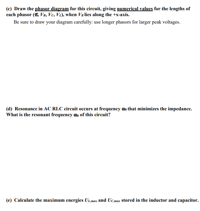 Solved Discussion Problem 13A P212, Week 13 RLC Circuits | Chegg.com
