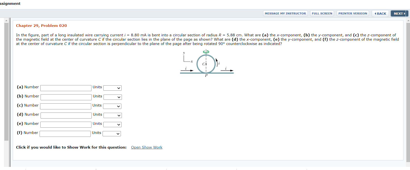 Solved ssignment MESSAGE MY INSTRUCTOR FULL SCREEN PRINTER | Chegg.com