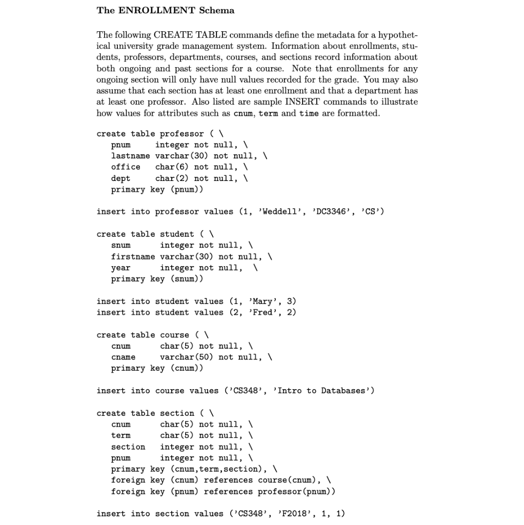 Solved 4. The number, name and year of each student who is | Chegg.com