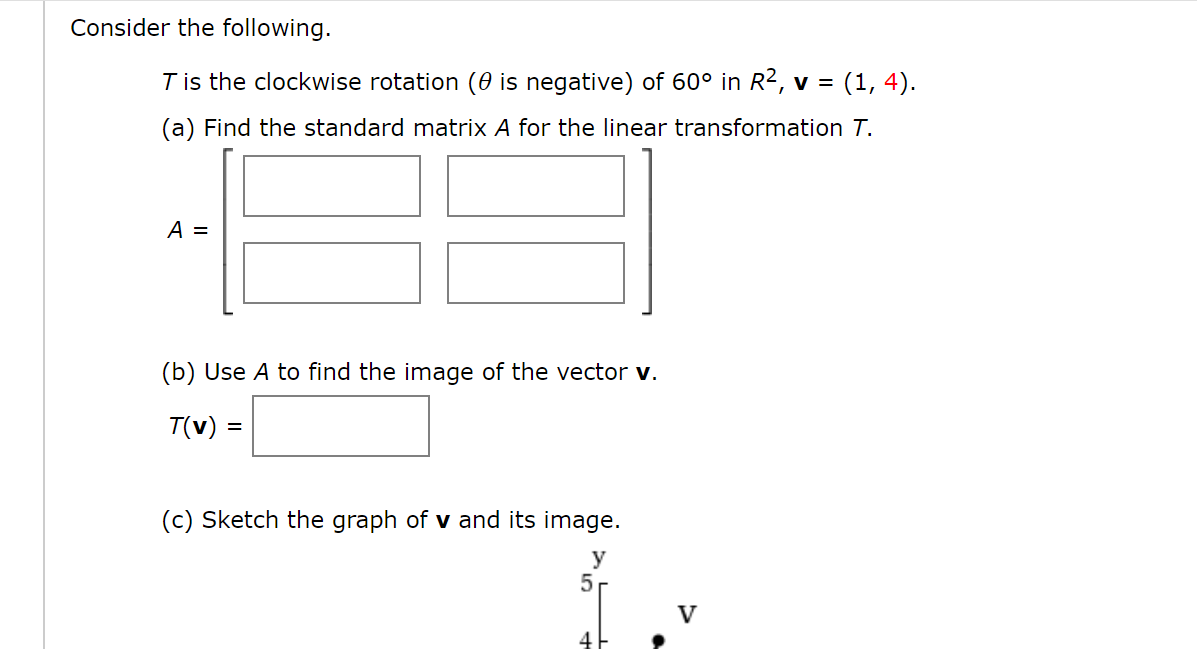 Solved Consider the following. I is the clockwise rotation | Chegg.com