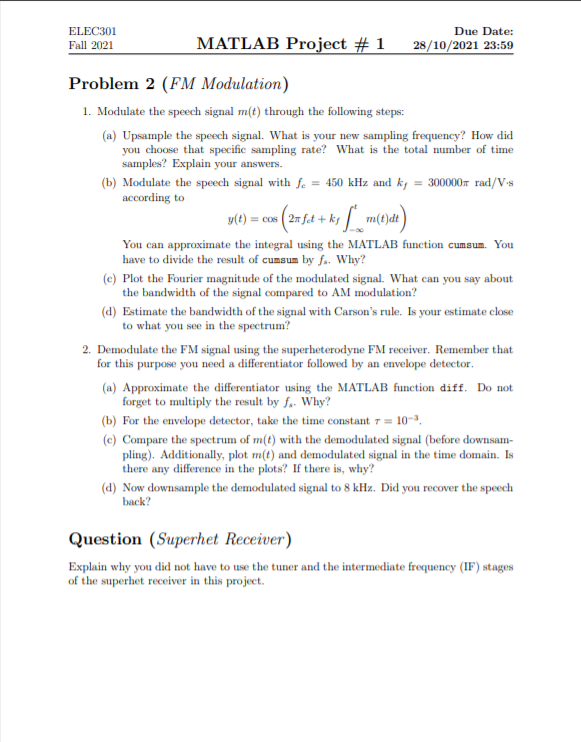 Solved In this project, we will learn how to emulate analog | Chegg.com