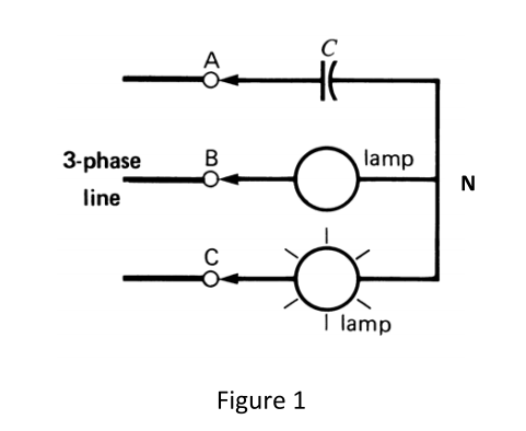 Solved One way to determine the phase sequence is to use two | Chegg.com
