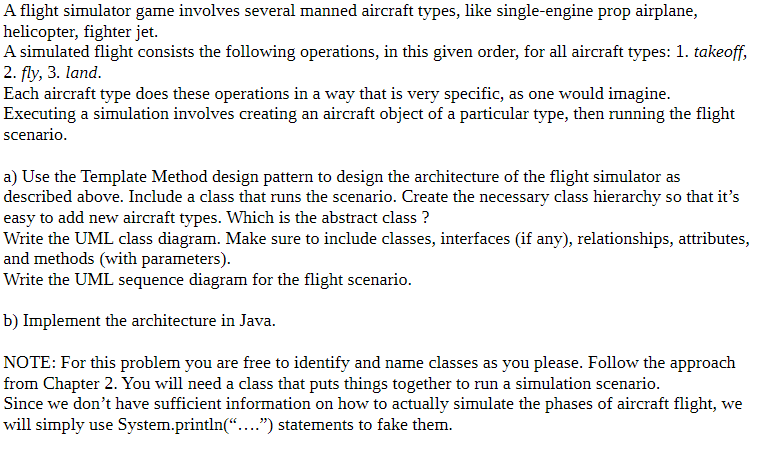 A flight simulator game involves several manned | Chegg.com