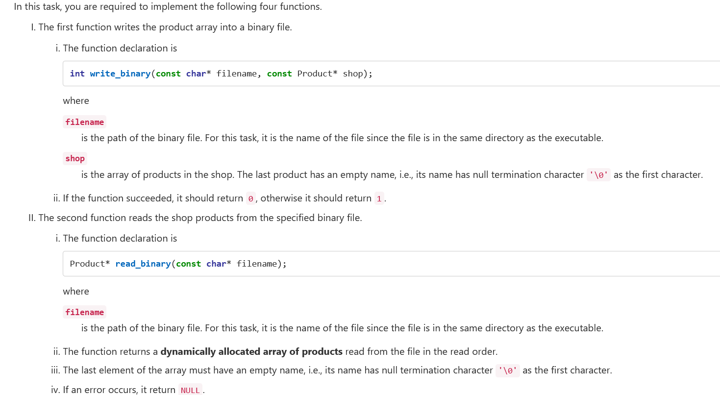 Solved In this task, you are required to implement the | Chegg.com