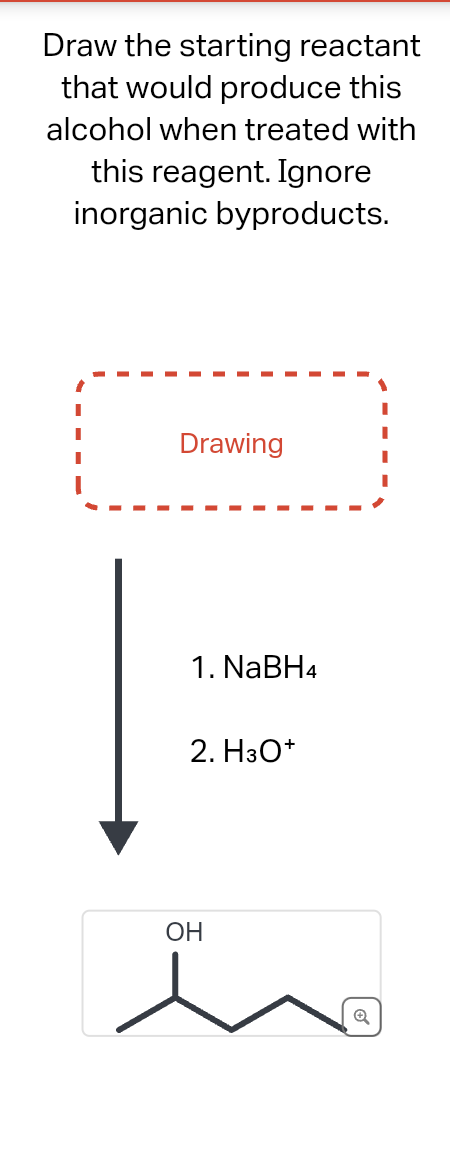 Solved Draw the starting reactantthat would produce | Chegg.com