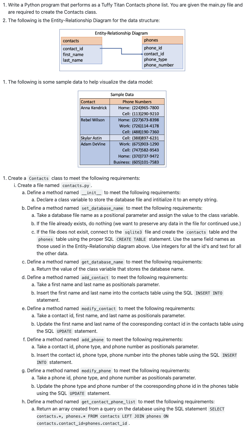 Solved 1. Write a Python program that performs as a Tuffy | Chegg.com