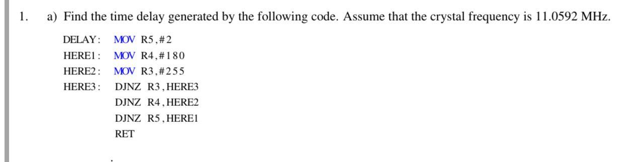 Solved (a)Find the time delay generated by the following | Chegg.com