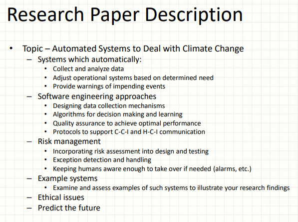Solved Research Paper Description - Topic - Automated | Chegg.com