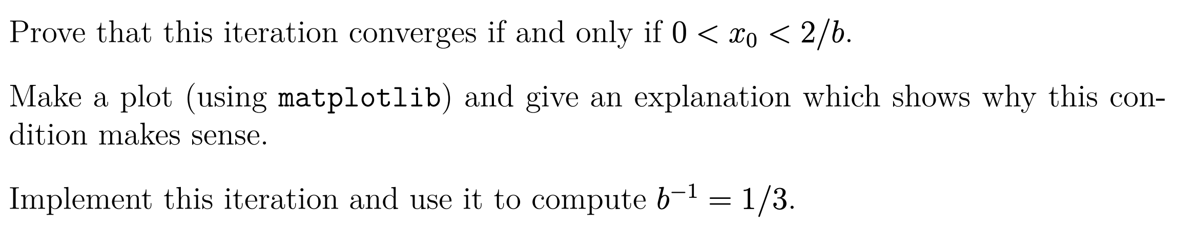 Solved Problem 1. Let a, b € R, with b > 0. An algorithm for | Chegg.com
