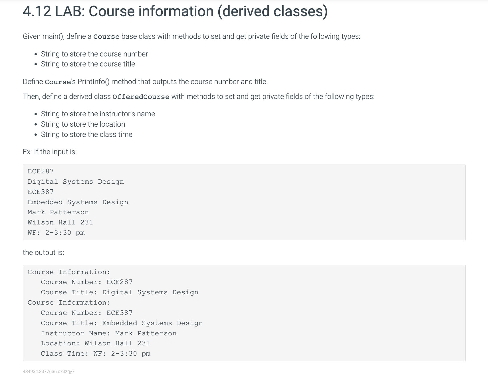 In the prior Lesson's zyBooks, Lesson 4, you | Chegg.com