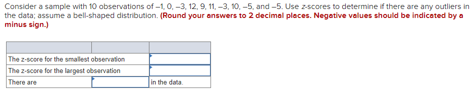 Solved Consider a sample with 10 observations of | Chegg.com