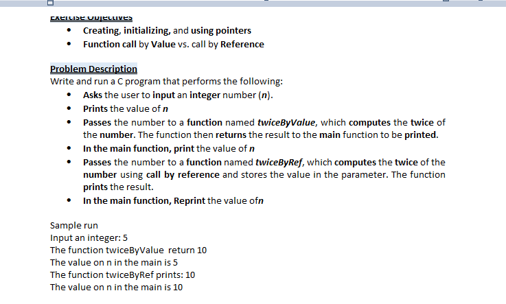 Solved Caeilise Uvellives Creating Initializing And Using 