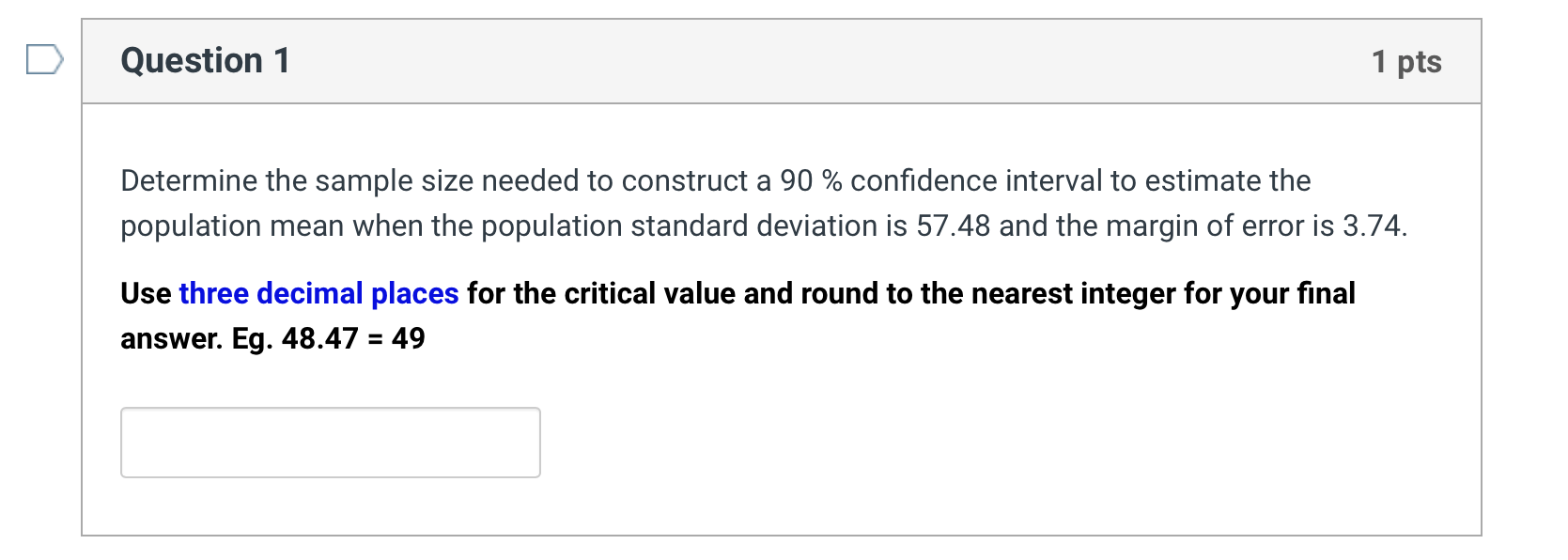 Solved Determine the sample size needed to construct a 90% | Chegg.com