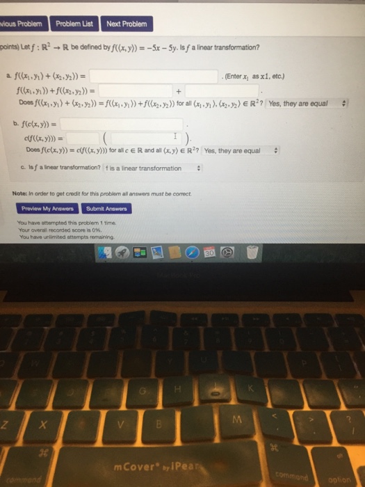 Solved vious Problem Problem List Next Problem points) Leif | Chegg.com